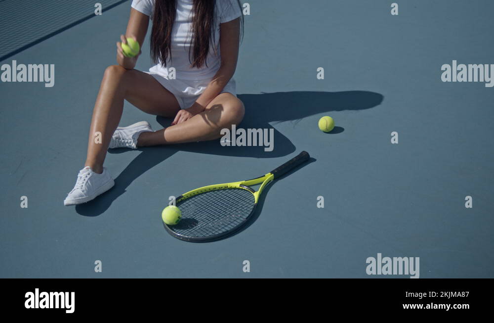 Tennis player alone on court Stock Videos & Footage - HD and 4K Video ...