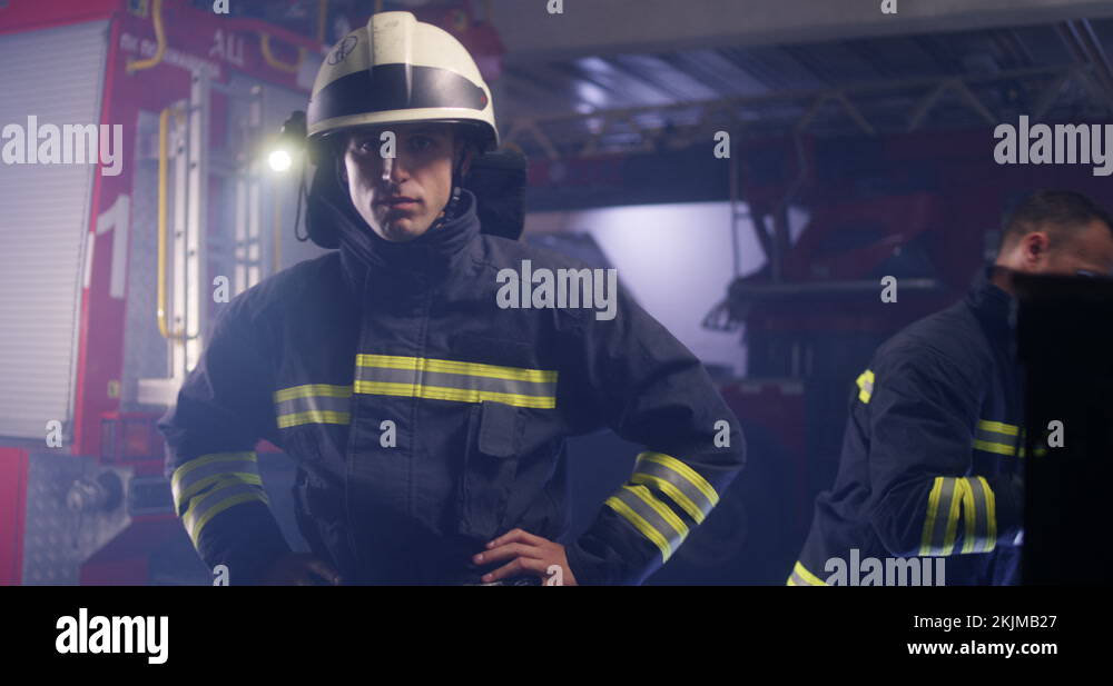 Fireman looking camera Stock Videos & Footage - HD and 4K Video Clips ...