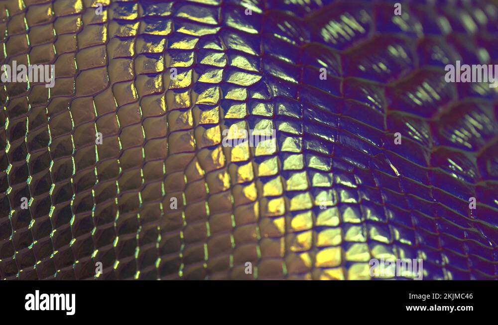 Holographic Iridescent Neon Purple Snake Skin Texture Stock Video ...