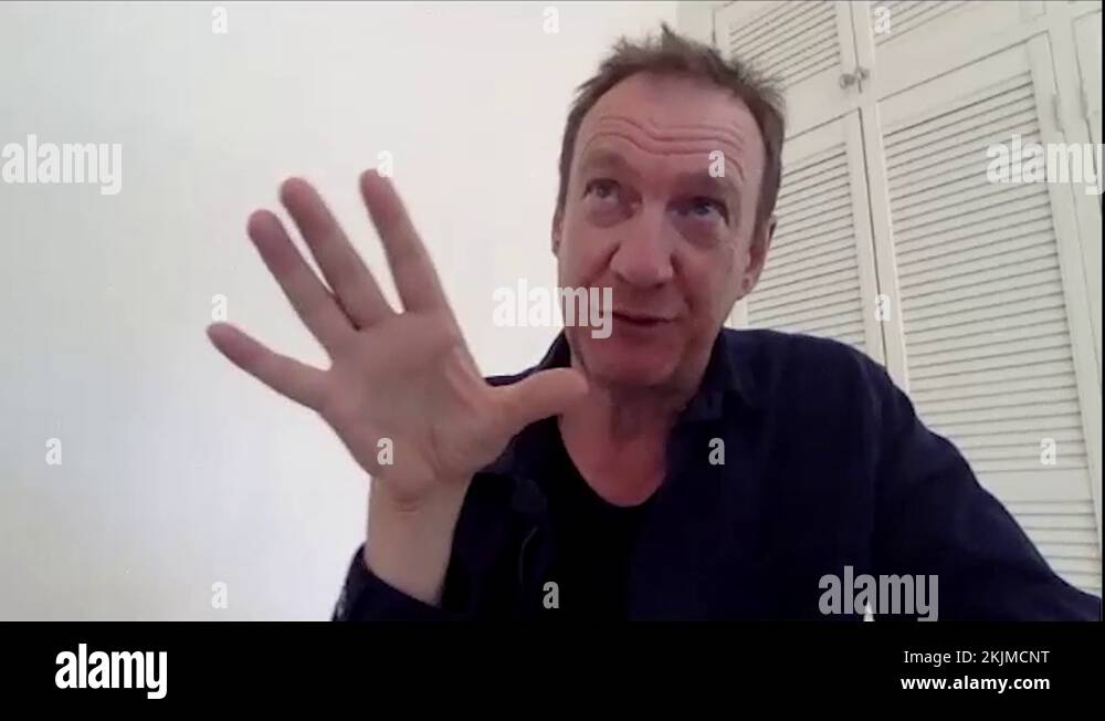 Actor David Thewlis is interviewed for his new film 'Guest of Honour ...