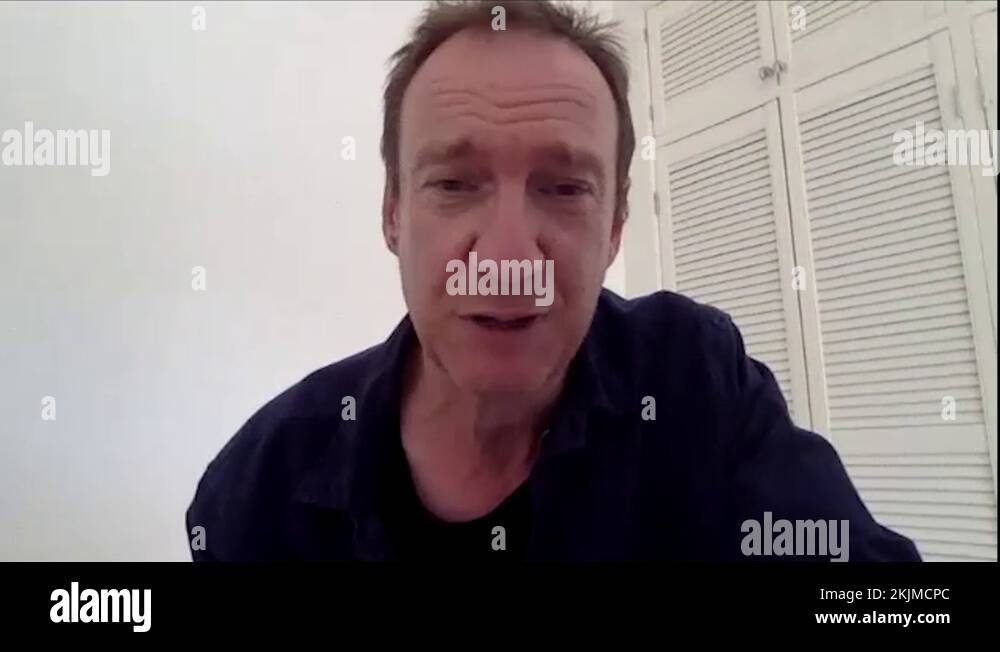 Actor David Thewlis is interviewed for his new film 'Guest of Honour ...