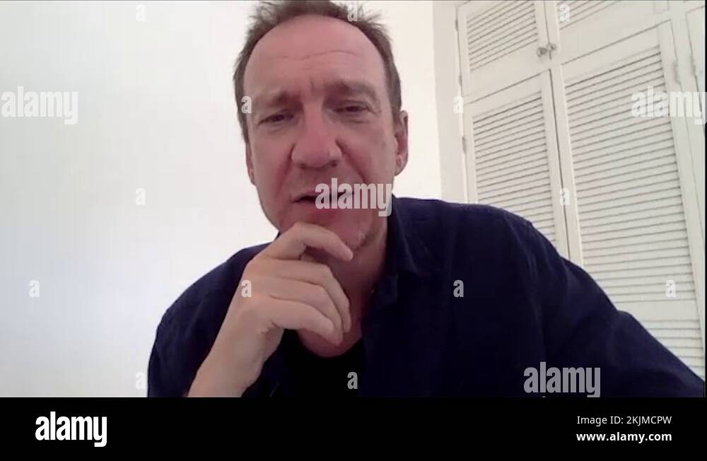 Actor David Thewlis is interviewed for his new film 'Guest of Honour ...