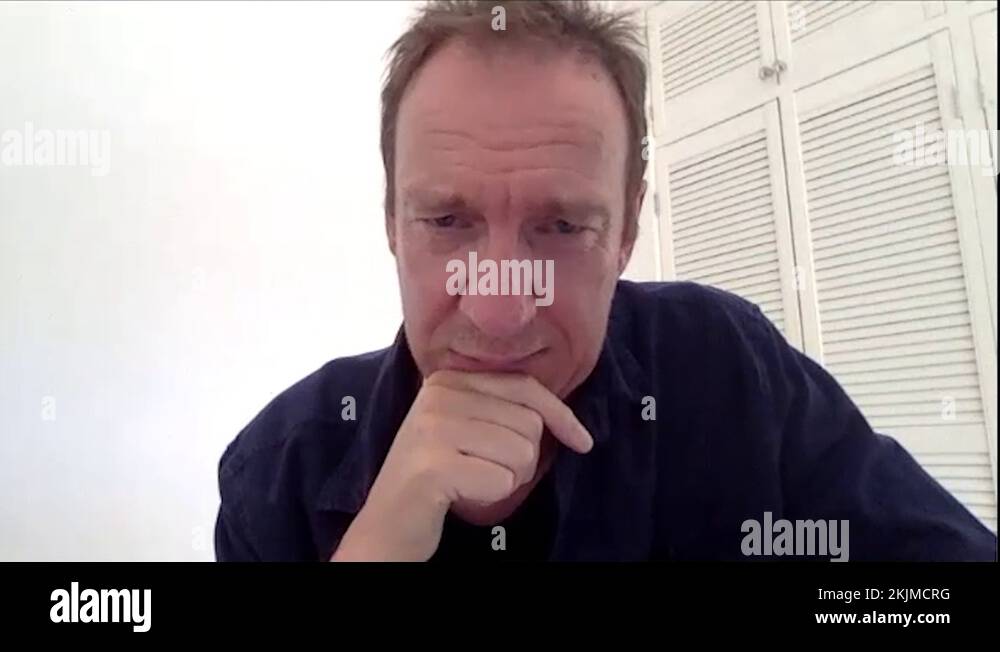 Actor David Thewlis is interviewed for his new film 'Guest of Honour ...