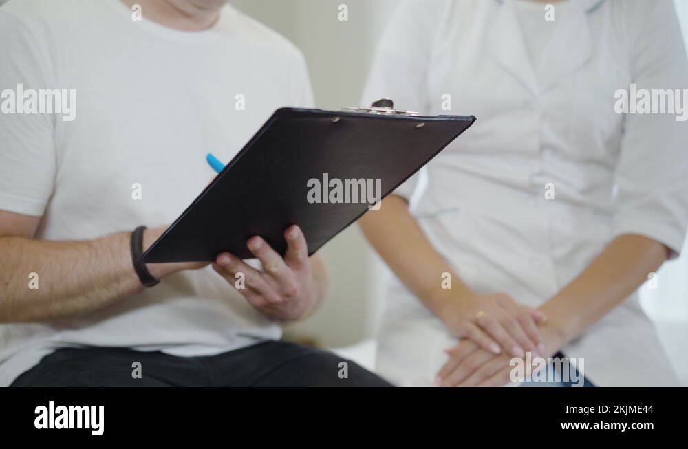 Doctor giving patient documents Stock Videos & Footage - HD and 4K ...