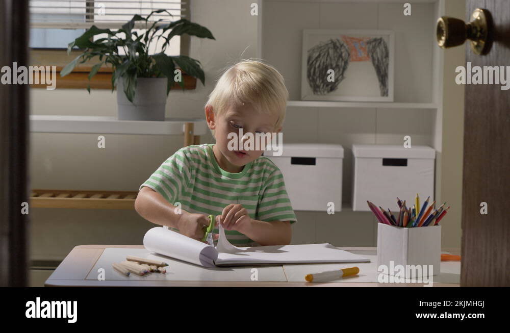 Cutting activities for kids Stock Videos & Footage - HD and 4K Video ...