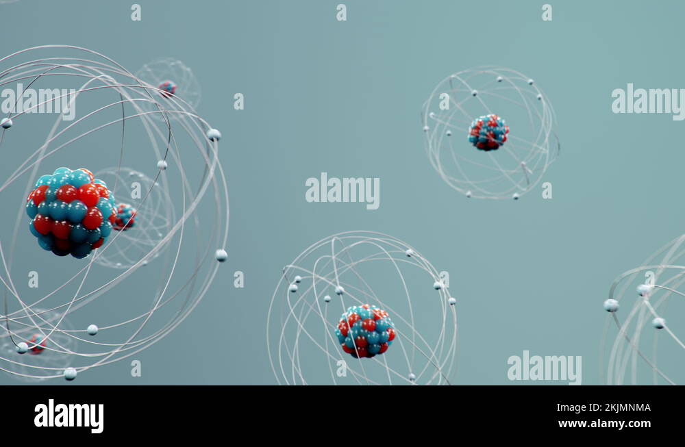 3d model nucleus atom protons Stock Videos & Footage - HD and 4K Video ...