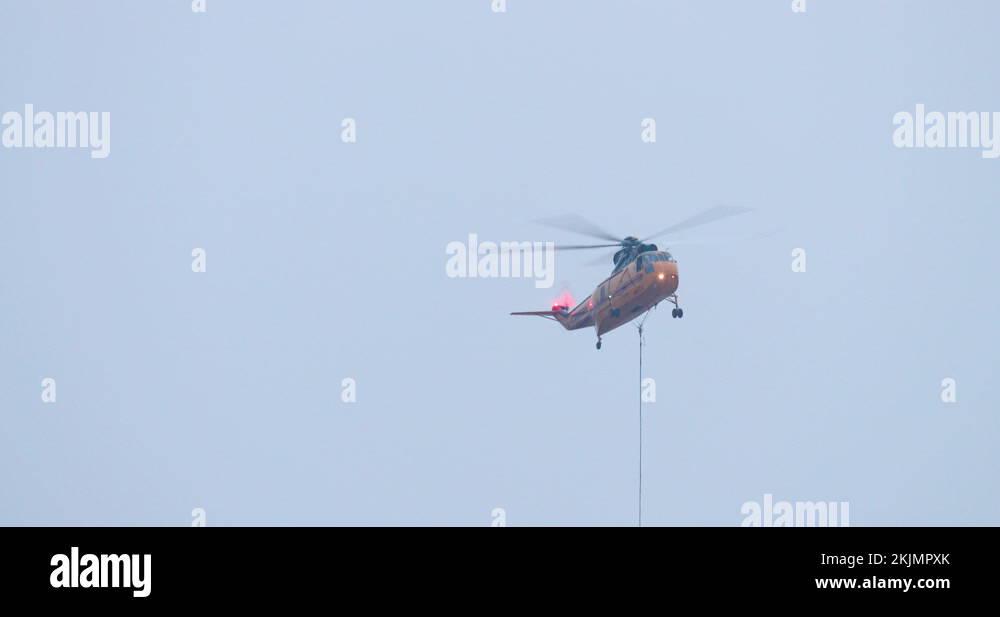 Fire fighting helicopter heavy lift hover 4K Stock Video Footage - Alamy