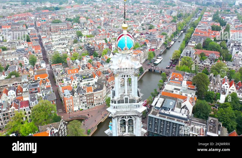 Tower westerkerk in amsterdam netherlands Stock Videos & Footage - HD ...