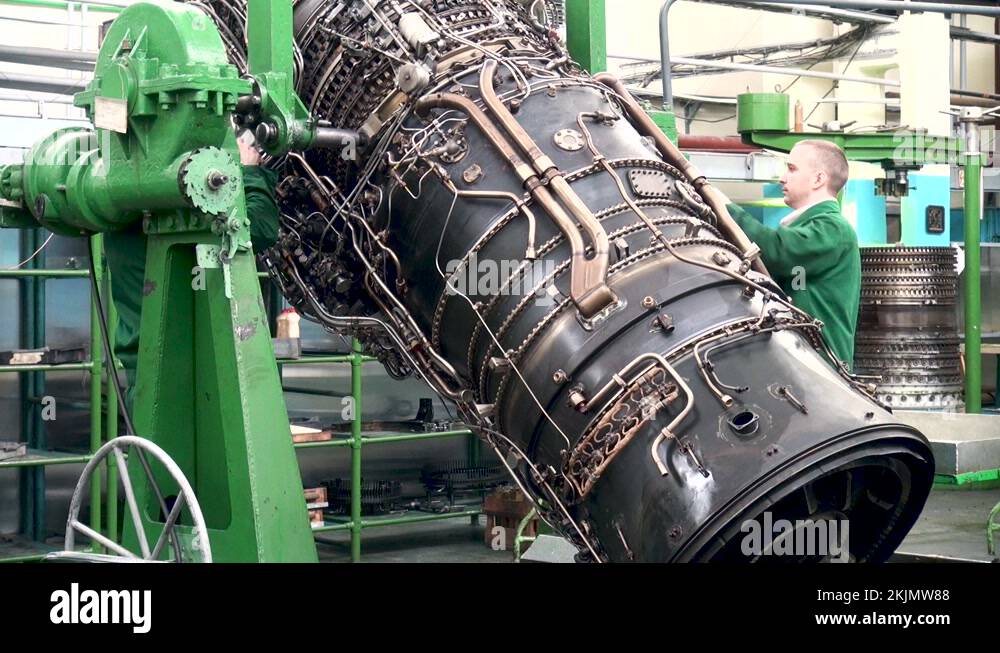 Repair of turbojet engines with afterburner. Aircraft engine ...