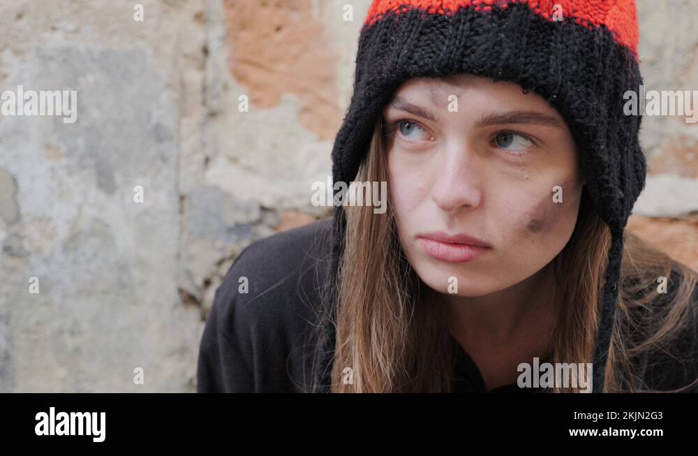 Homeless girl beggar Stock Videos & Footage - HD and 4K Video Clips - Alamy