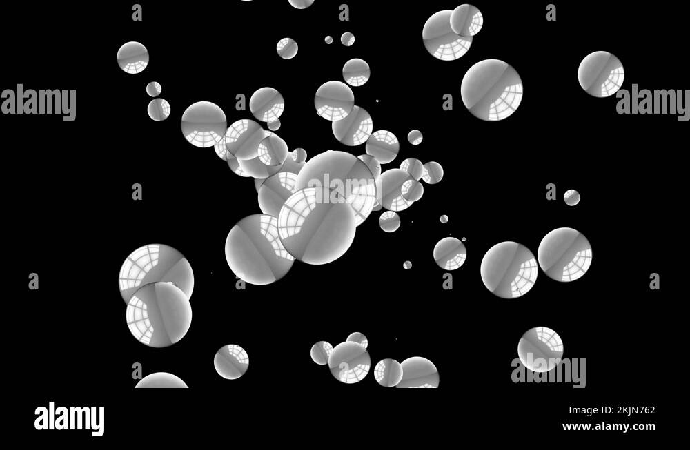 Realistic balls flowing Uniform directional 4K UHD video Stock Video ...