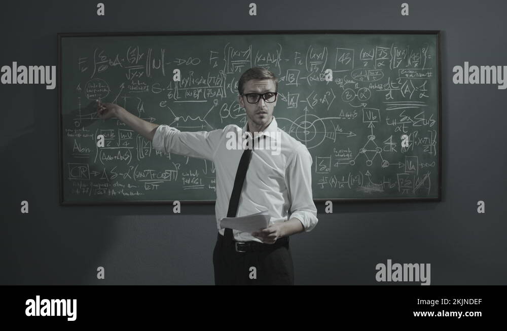 Math chalkboard professor Stock Videos & Footage - HD and 4K Video ...