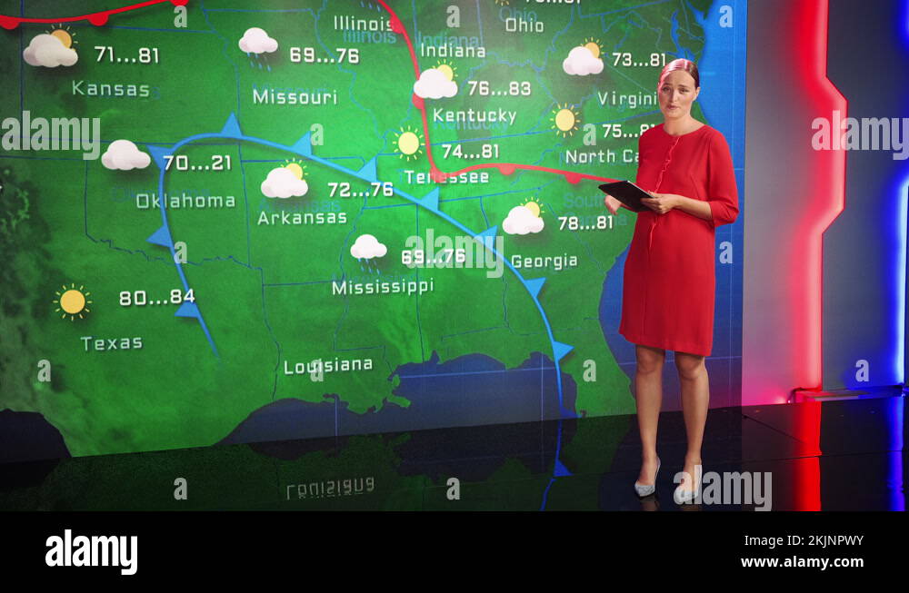 Meteorology digital chart display Stock Videos & Footage - HD and 4K ...