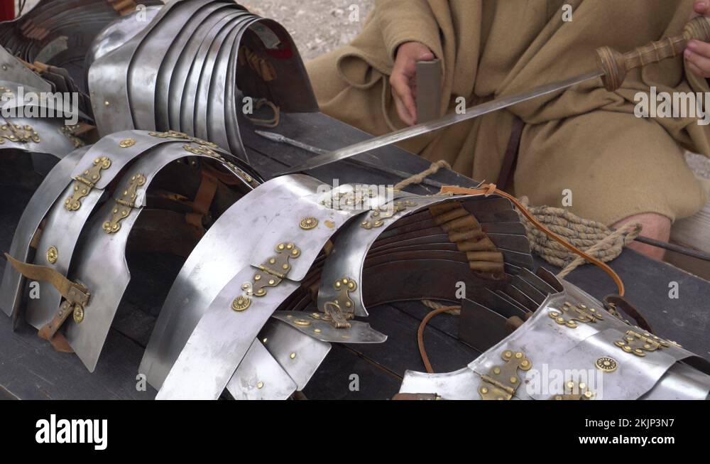 Roman military body armor Stock Videos & Footage - HD and 4K Video ...