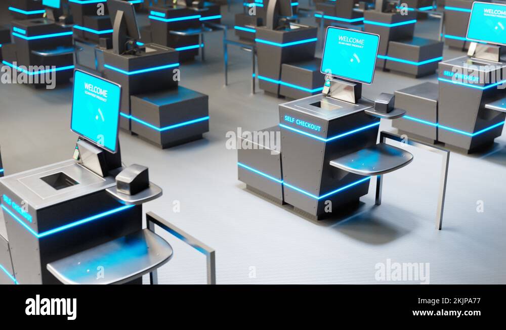 Supermarket self checkouts Stock Videos & Footage - HD and 4K Video ...