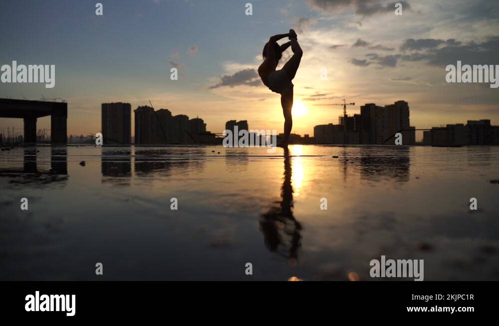 Female silhouette reflection in water Stock Videos & Footage - HD and ...