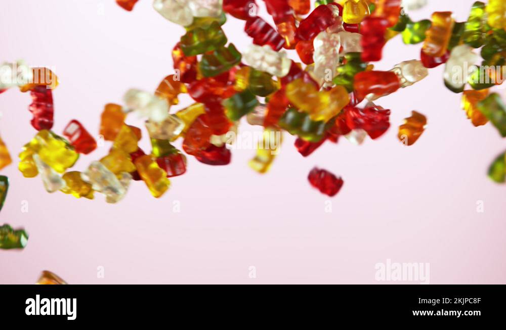 Candy Flying In The Air