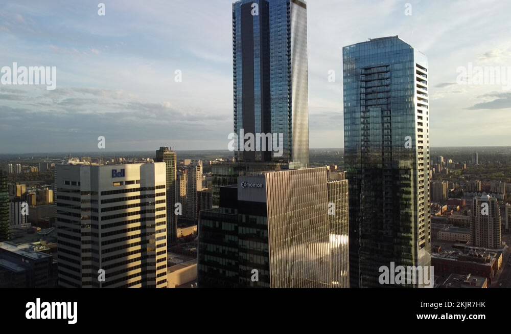 Edmonton downtown skyscrapers Stock Videos & Footage - HD and 4K Video ...