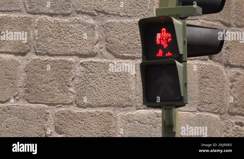 Red light at pedestrian crossing lights Stock Videos & Footage - HD and ...
