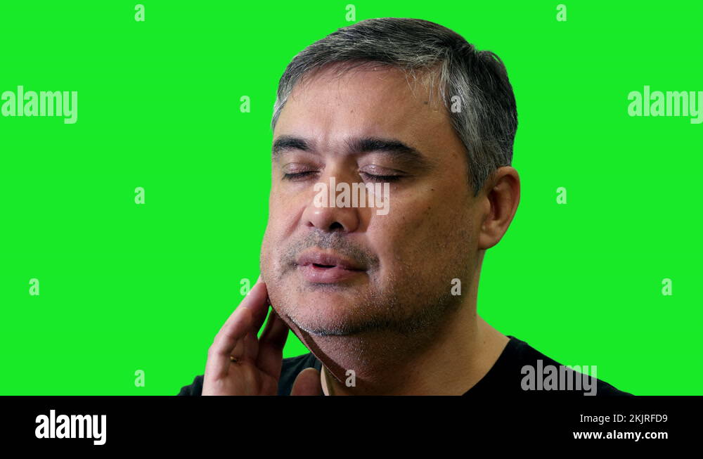 Man swollen face suffering Stock Videos & Footage - HD and 4K Video ...