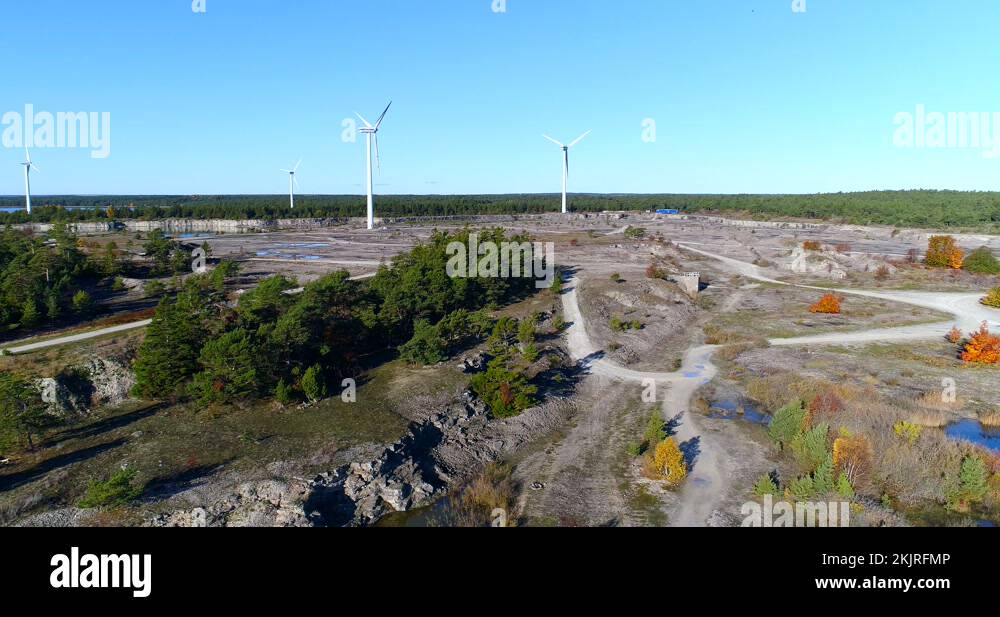 Coastal wind farm park in Stock Videos & Footage - HD and 4K Video ...