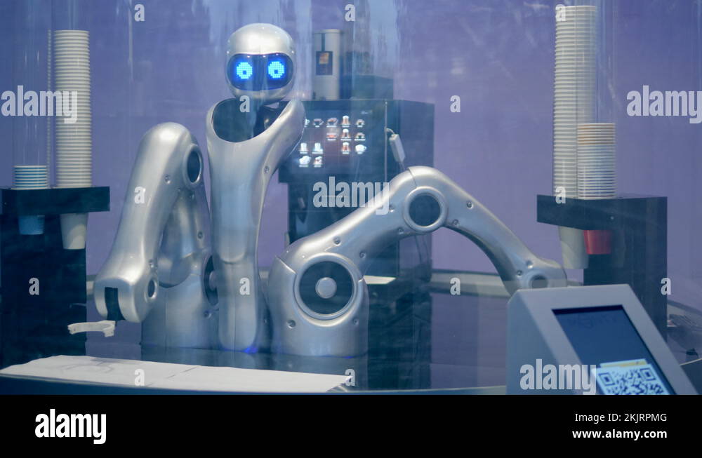 Robot making coffee Stock Videos & Footage - HD and 4K Video Clips - Alamy