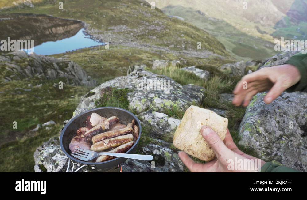 Man eating sausage bacon Stock Videos & Footage - HD and 4K Video Clips ...