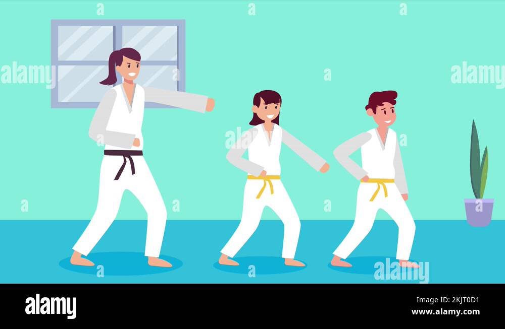 Karate vector Stock Videos & Footage - HD and 4K Video Clips - Alamy