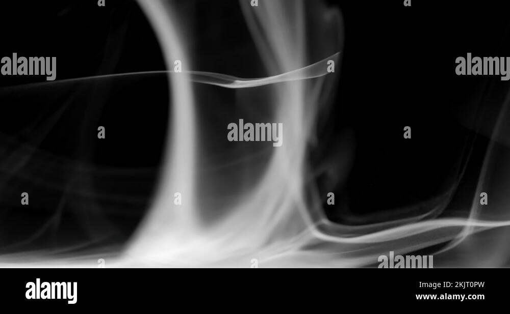 Real Smoke Overlays on Black Background. Video Loop Stock Video Footage ...