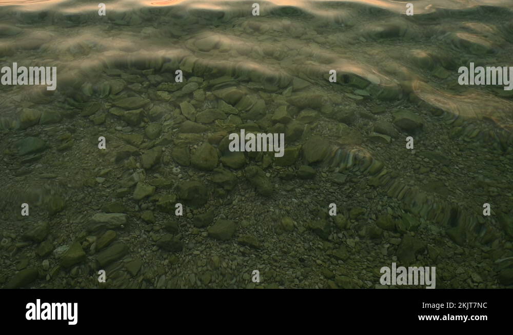 Pristine Crystal Clear Sea Water and Rocky Bed Stock Video Footage - Alamy