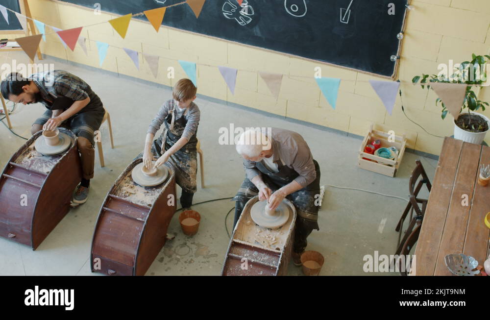 Diverse group pottery class Stock Videos & Footage - HD and 4K Video ...