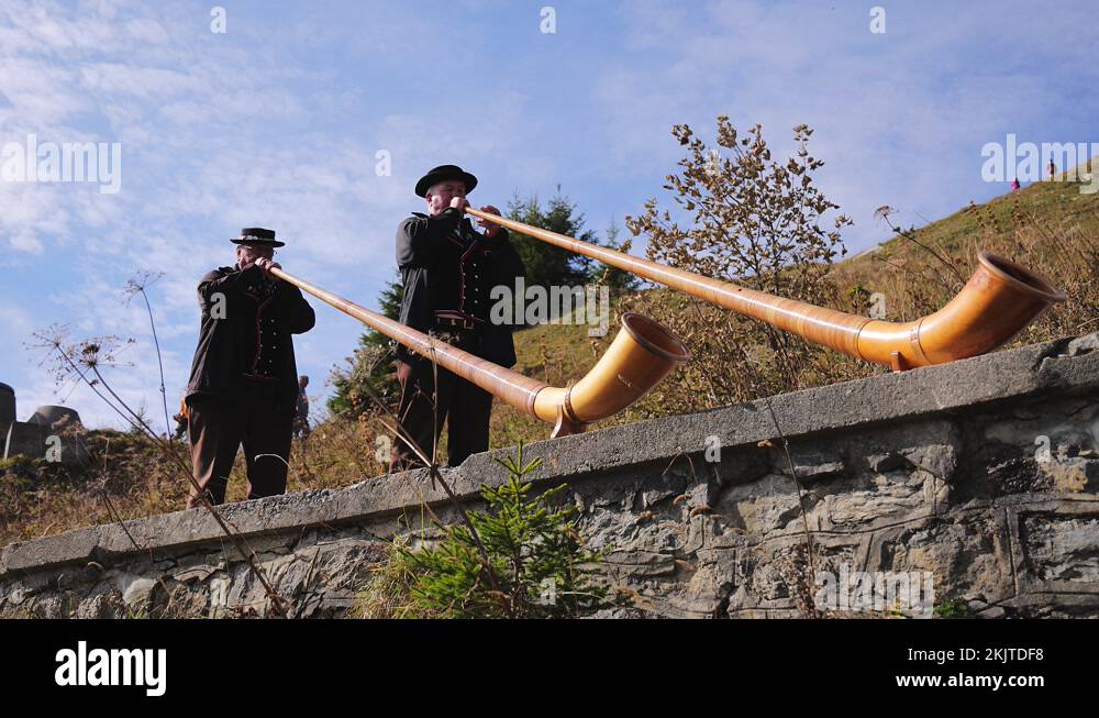 Switzerland tradition folklore alp horn Stock Videos & Footage - HD and ...