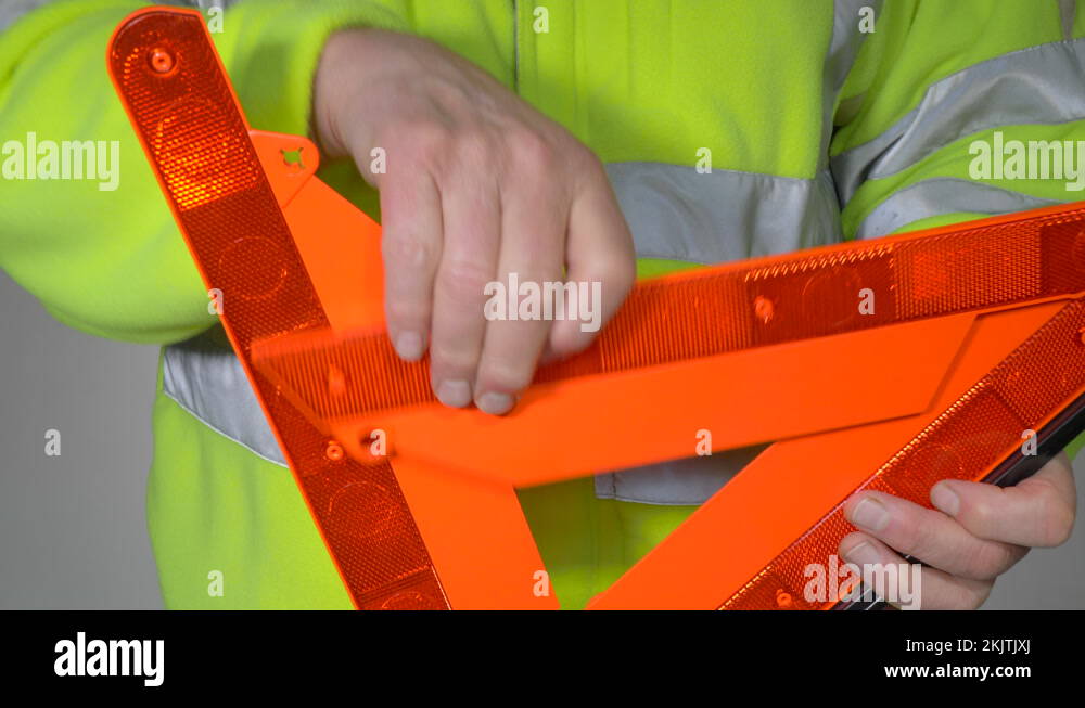 Reflective warning triangle Stock Videos & Footage - HD and 4K Video ...