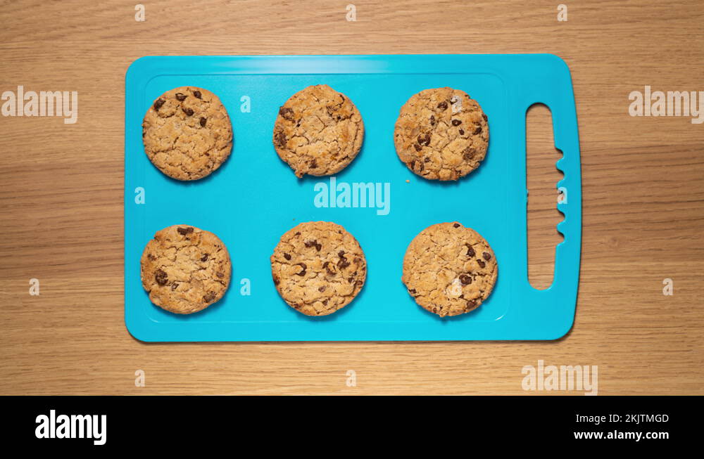 Top view cookies rotating on Stock Videos & Footage - HD and 4K Video ...