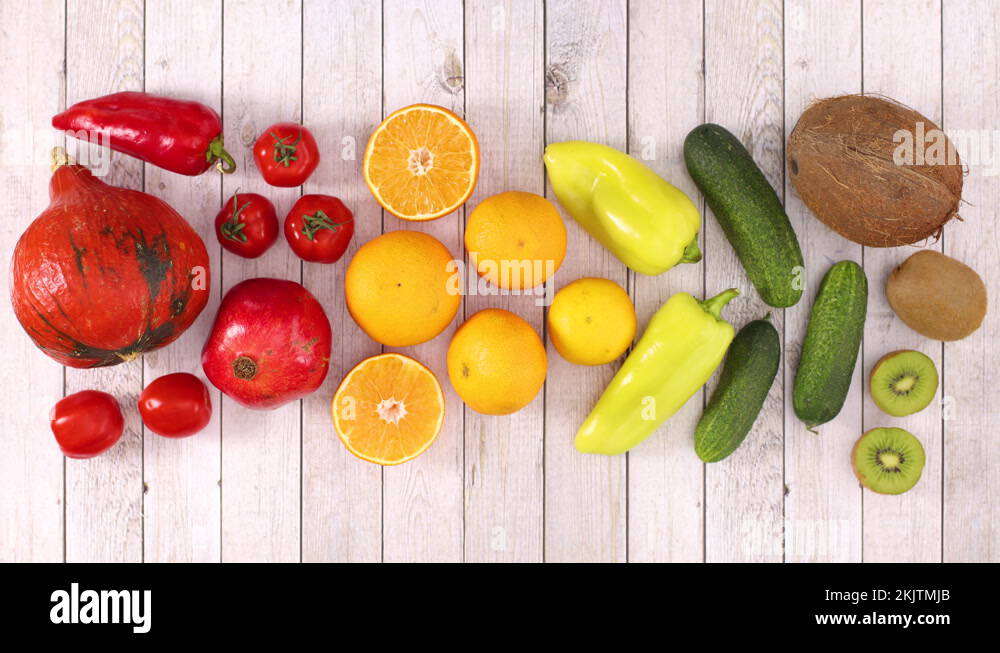 Red green fruits vegetables Stock Videos & Footage - HD and 4K Video ...