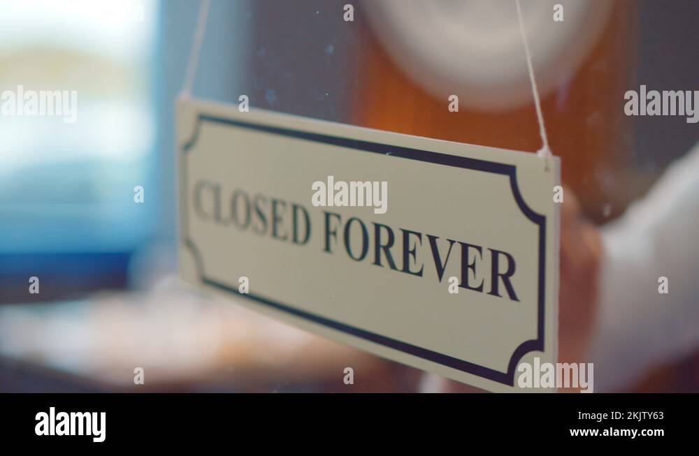 Closed forever sign Stock Videos & Footage - HD and 4K Video Clips - Alamy