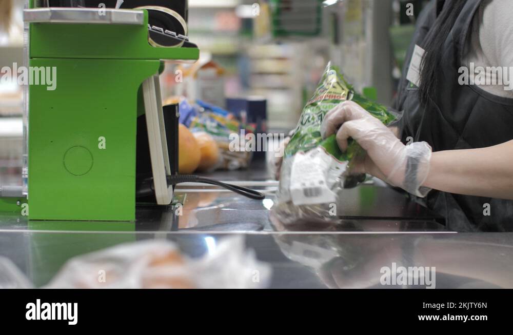 10 items or less checkout cashier Stock Videos & Footage - HD and 4K ...