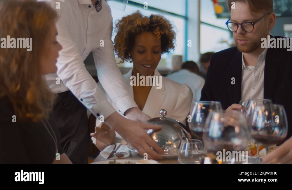 African waiter woman restaurant plate Stock Videos & Footage - HD and ...