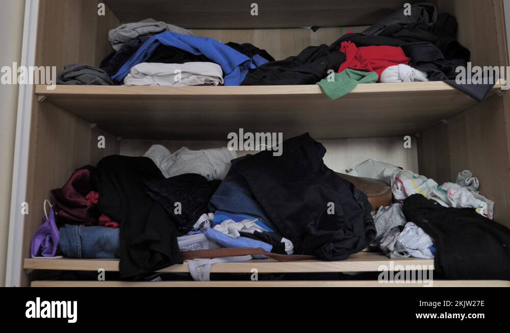 Messy wardrobe Stock Videos & Footage - HD and 4K Video Clips - Alamy
