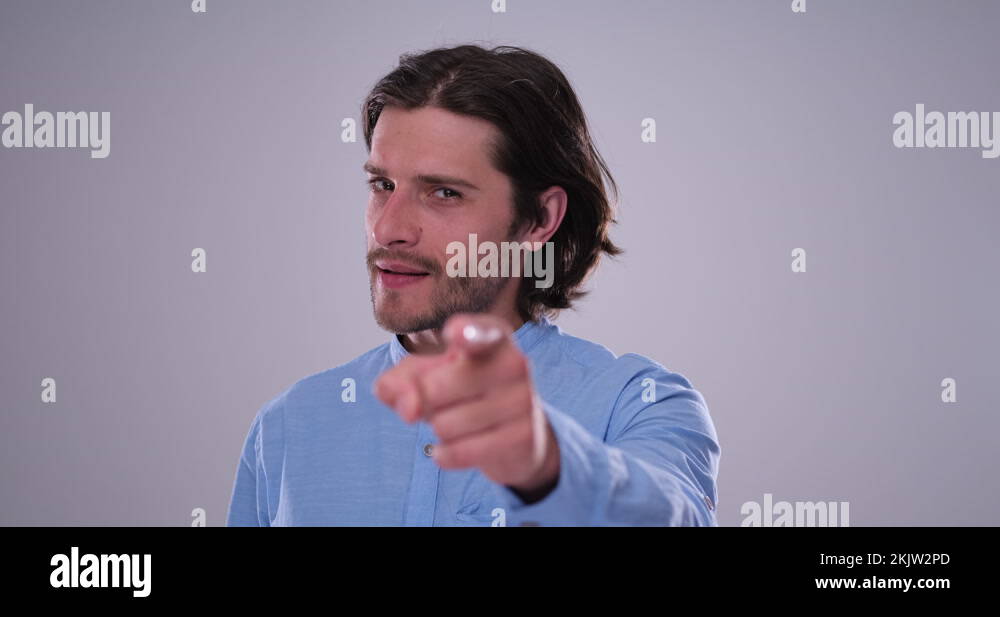 Man pointing finger Stock Videos & Footage - HD and 4K Video Clips - Alamy