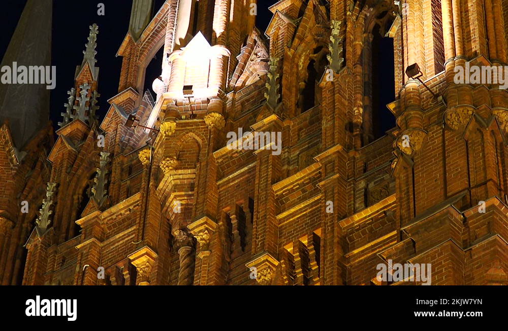 Cathedral of the virgin mary of the immaculate conception Stock Videos ...