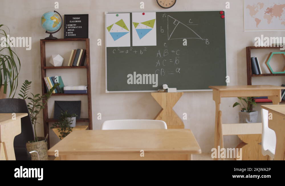 School classroom interior Stock Videos & Footage - HD and 4K Video ...