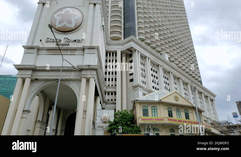 Bangkok State tower is 68 floors tall and the largest building in ...