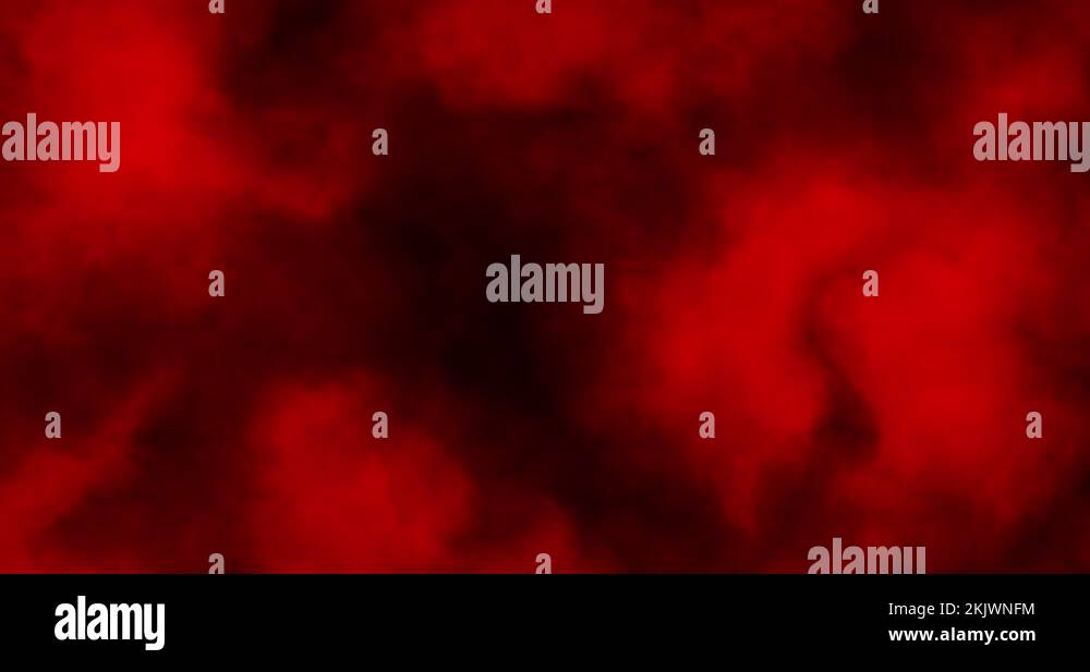 Scary animation with hellish storm of evil monsters. Collection of ...