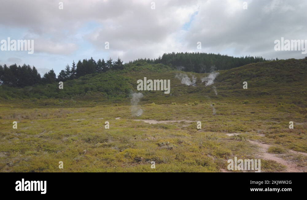 Crater Fumarole at Craters of the Moon,Taupo,North New Zealand Stock ...
