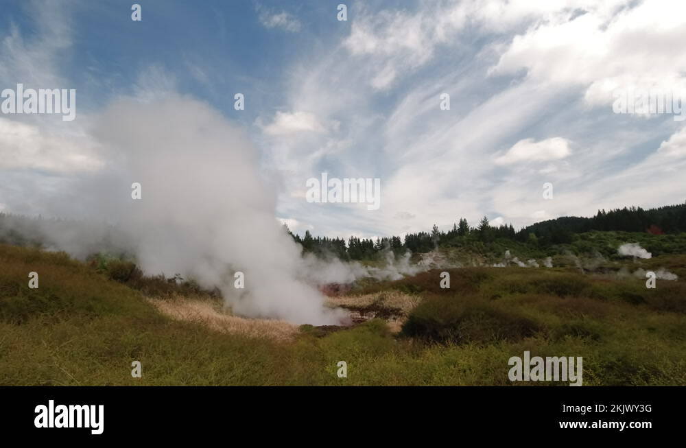 Crater Fumarole at Craters of the Moon,Taupo,North New Zealand Stock ...