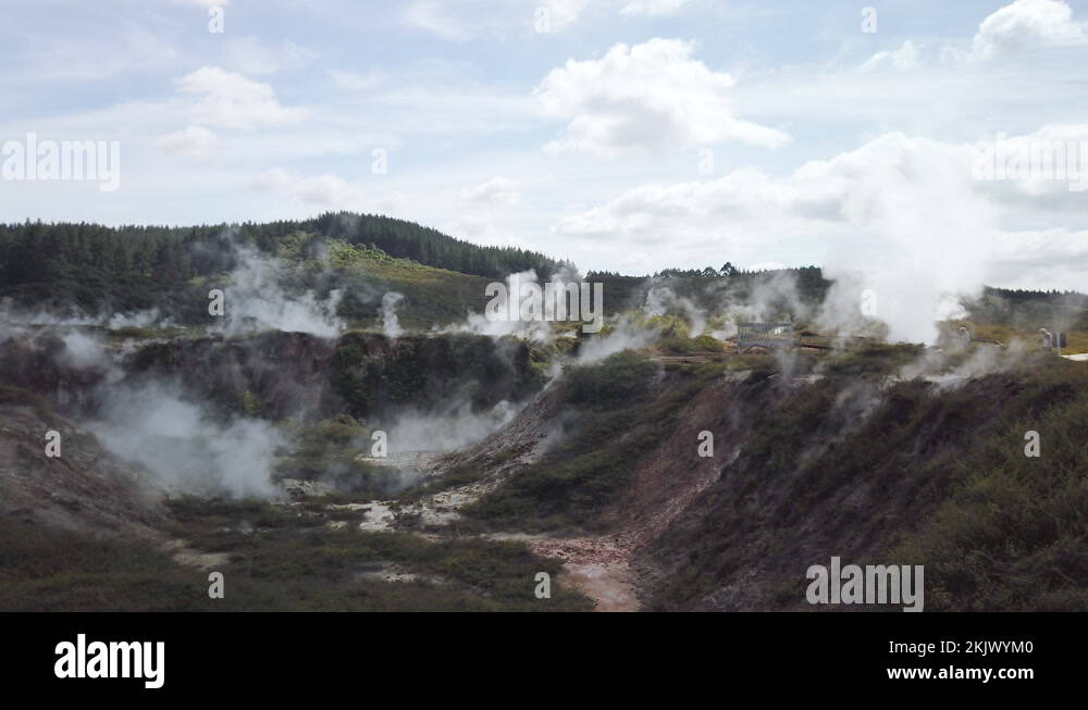 Crater Fumarole at Craters of the Moon,Taupo,North New Zealand Stock ...