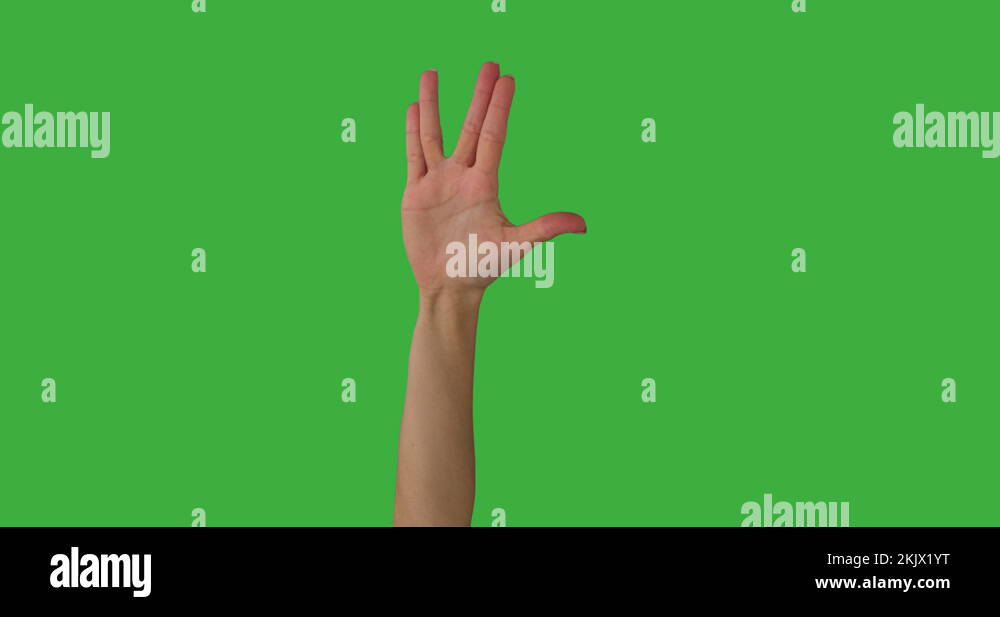 Vulcan hand gesture Stock Videos & Footage - HD and 4K Video Clips - Alamy