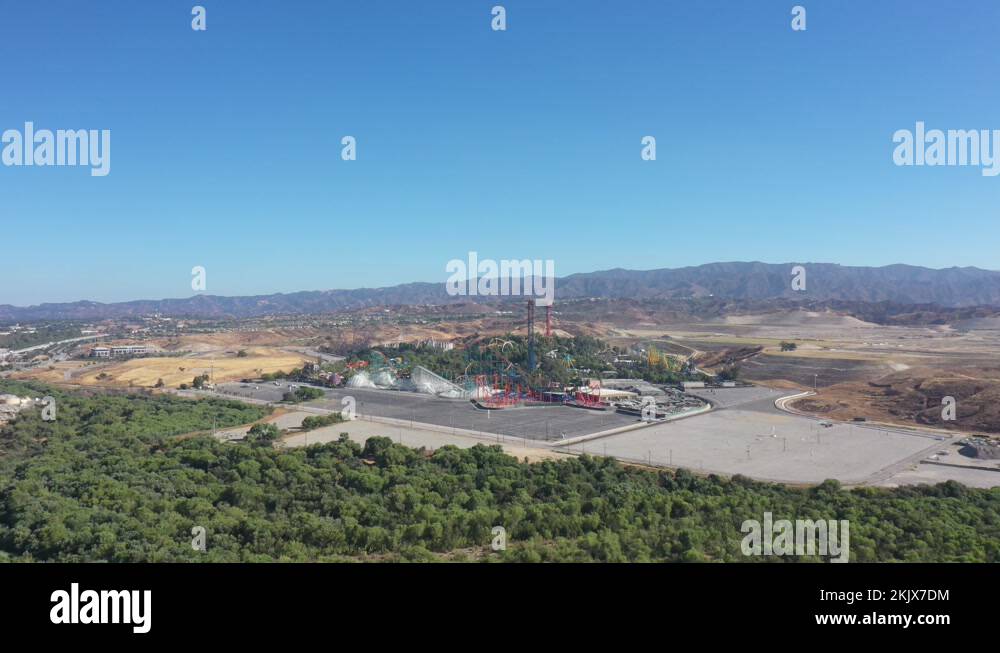Six flags magic mountain valencia Stock Videos & Footage - HD and 4K ...