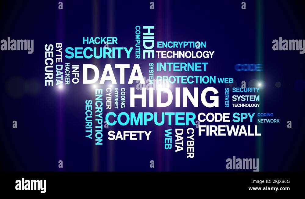 4k Data Hiding Animated Tag Word Cloud,Text Design Animation seamless ...